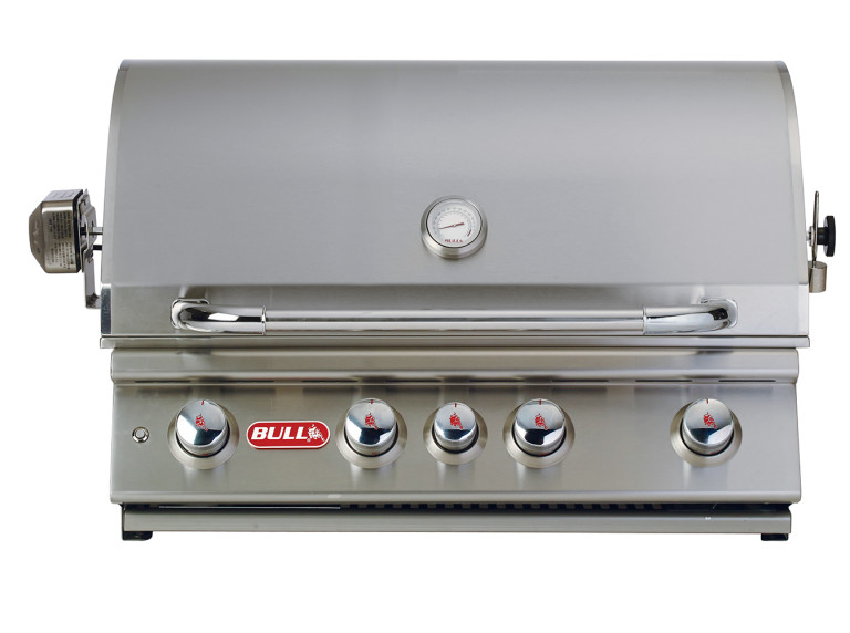 Bull Angus 30-Inch 4-Burner Built-In Gas BBQ Grill With Rotisserie ...