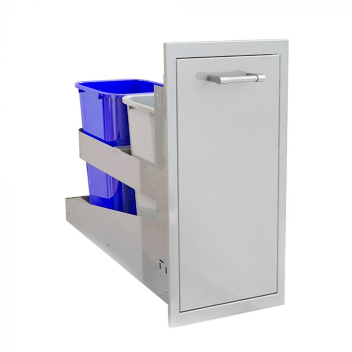 Artisan™ 20" Dual Trash + Recycling Drawer - New England Grill and Hearth